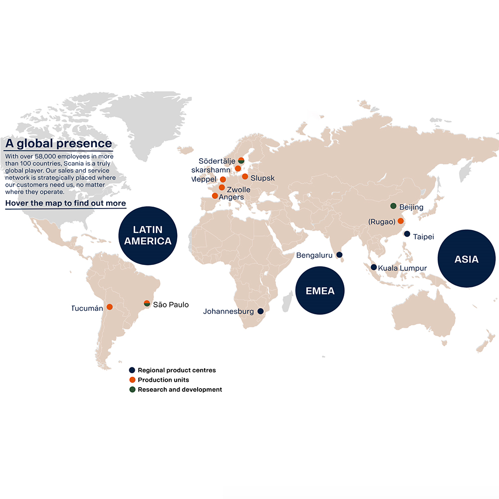 Facts and figures 2023 | Scania Group