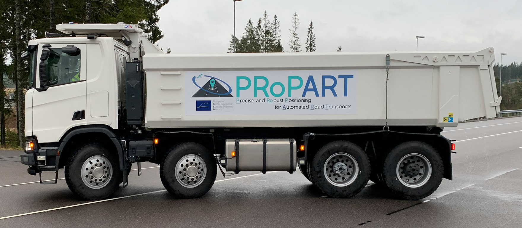 Accurate positioning achieved for autonomous vehicles | Scania Group