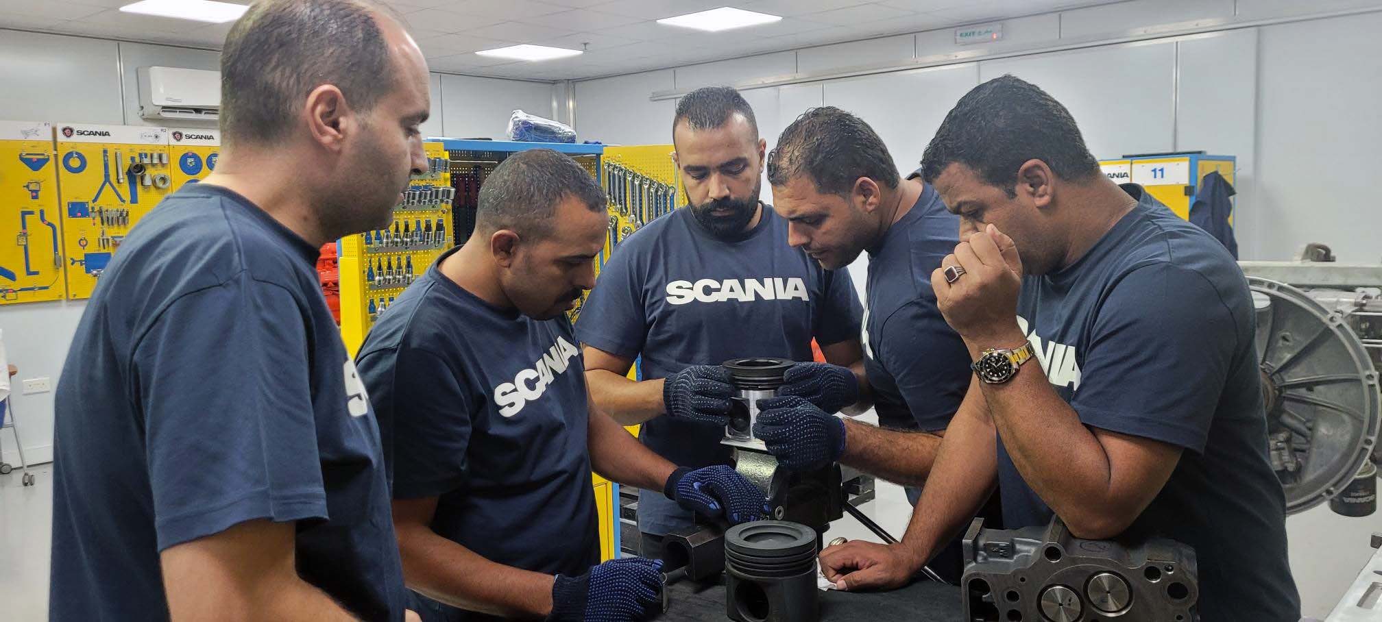 Scania Marine Engine Technical Training for MAPSO Egypt | Scania Middle ...