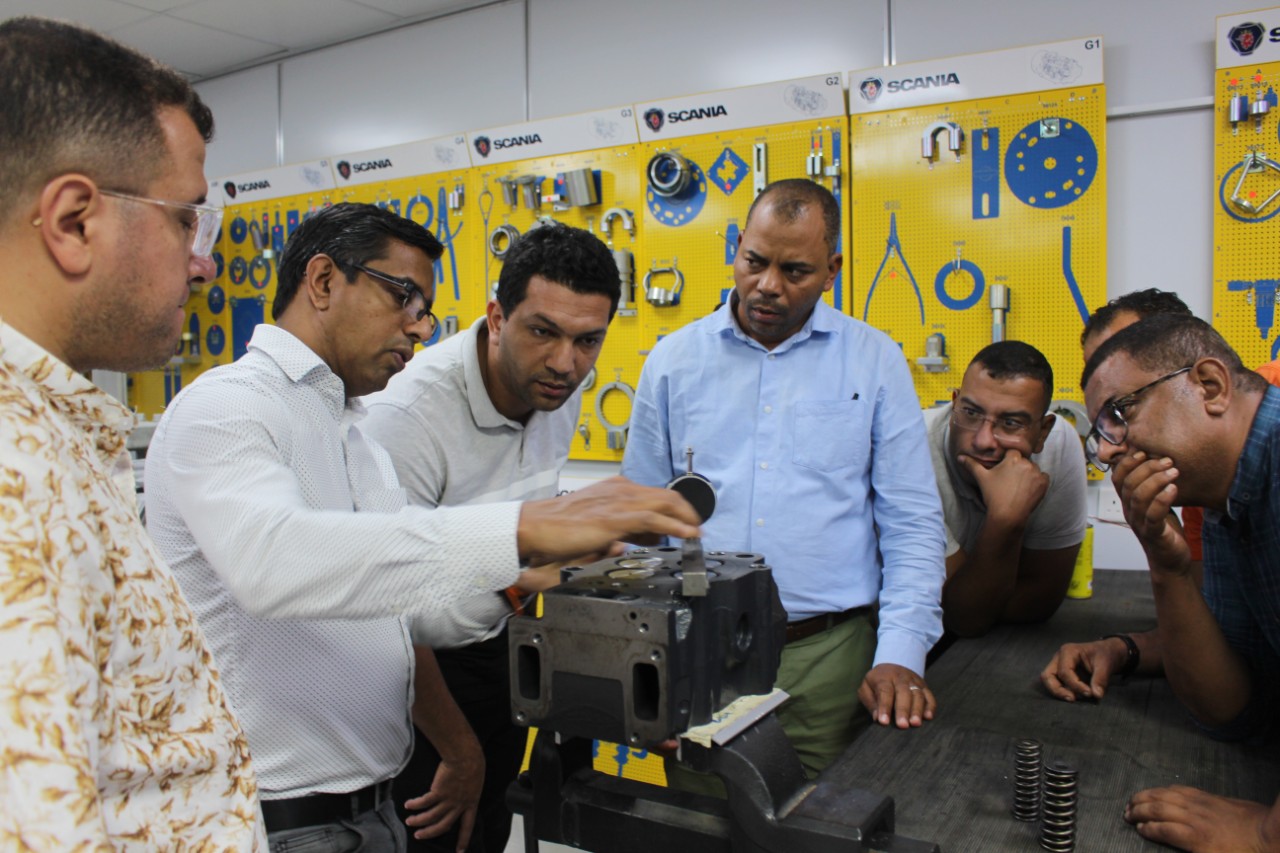 Scania Marine Engine Technical Training for MAPSO Egypt | Scania Middle ...