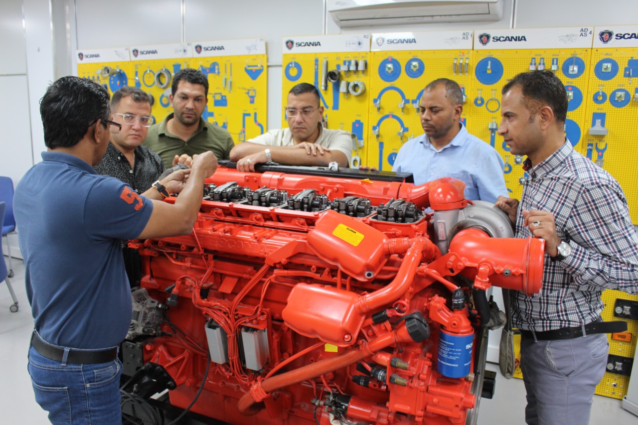 Scania Marine Engine Technical Training for MAPSO Egypt | Scania Middle ...