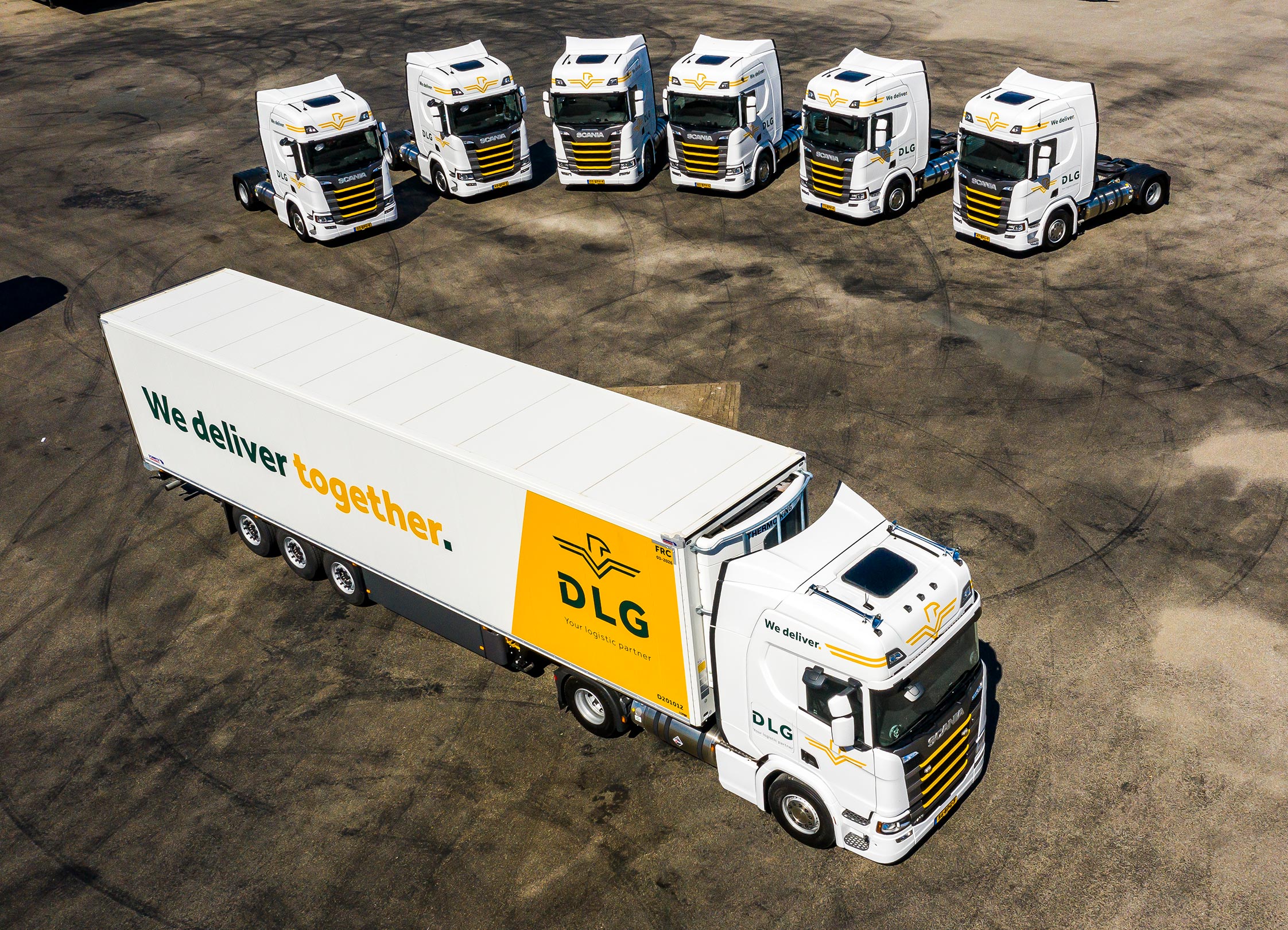 DLG neemt zeven Scania LNG-trekkers in gebruik | Scania Nederland