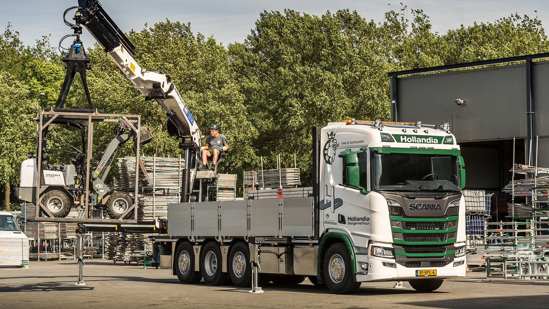 Steigerbouwer Hollandia kiest voor Scania R650 8x2 V8 | Scania Nederland