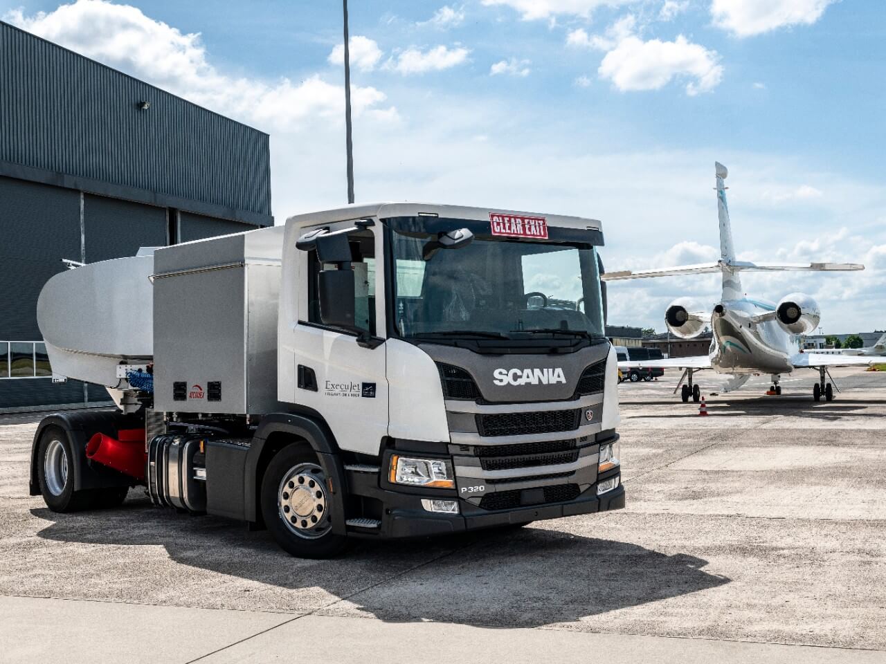 Scania en de Luxaviation Group slaan handen in elkaar voor betanken ...