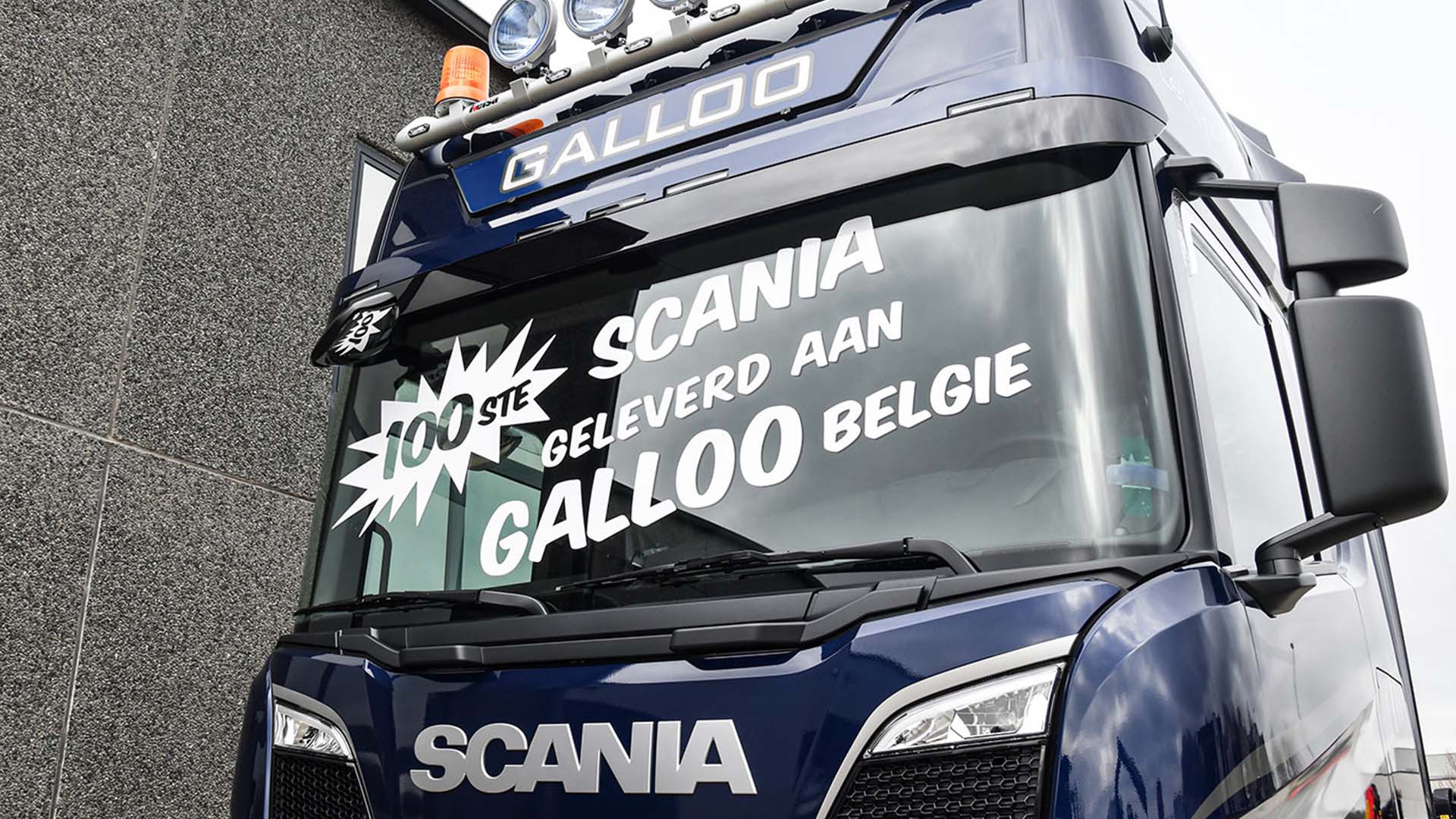 Scania nummer 100 voor Galloo Recycling | Scania België