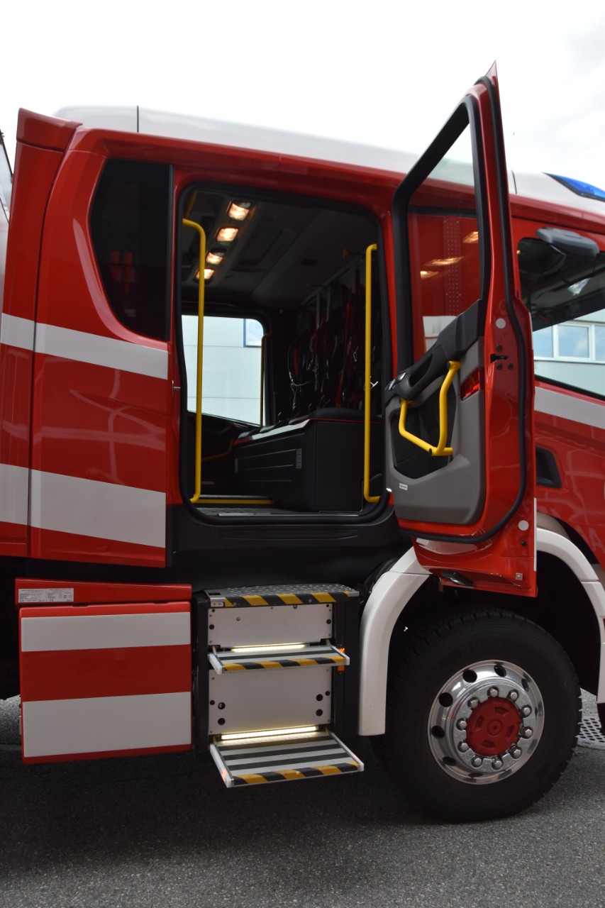 Komplette Scania-Flotte bei der Stützpunkt-Feuerwehr Landquart | Scania Schweiz