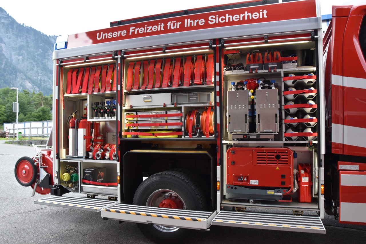 Komplette Scania-Flotte bei der Stützpunkt-Feuerwehr Landquart | Scania Schweiz