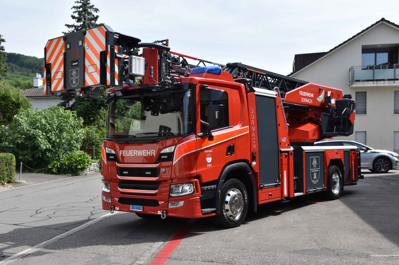 Einheitliche Scania-Flotte für die Feuerwehr Dornach | Scania Schweiz