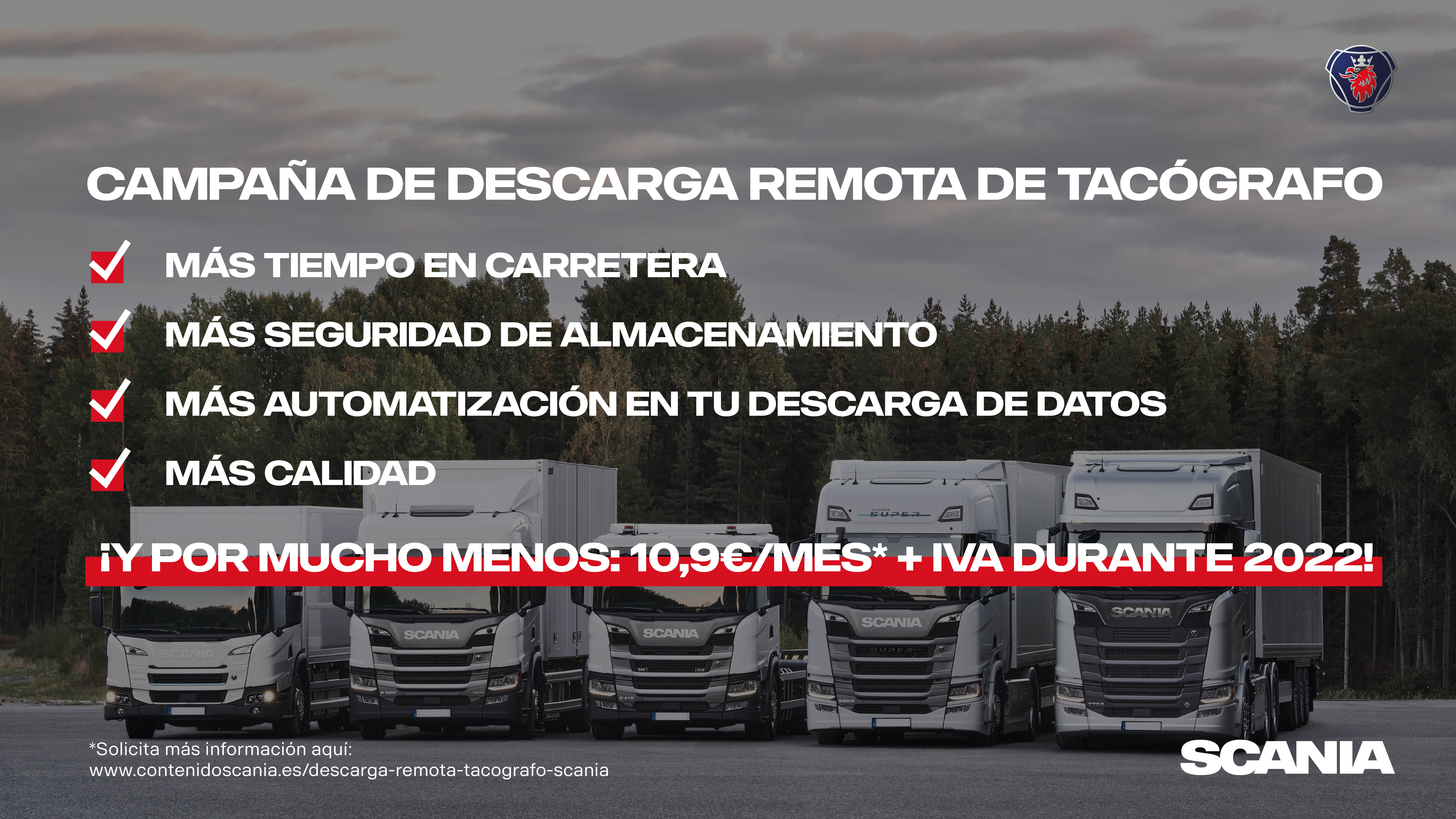 Scania potencia sus servicios conectados con condiciones especiales ...
