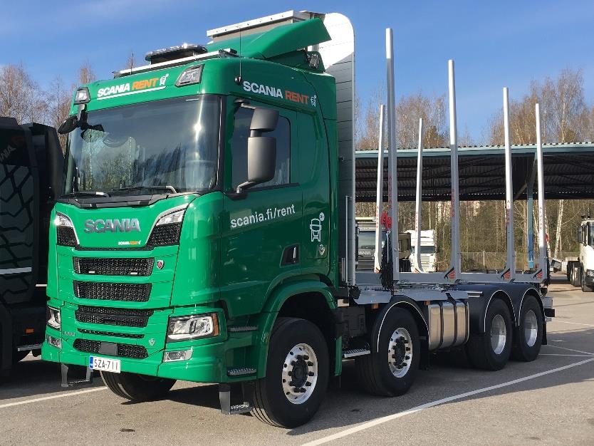 Scania Rentin kuorma-auto mukana penkkarihulinoissa | Scania Suomi