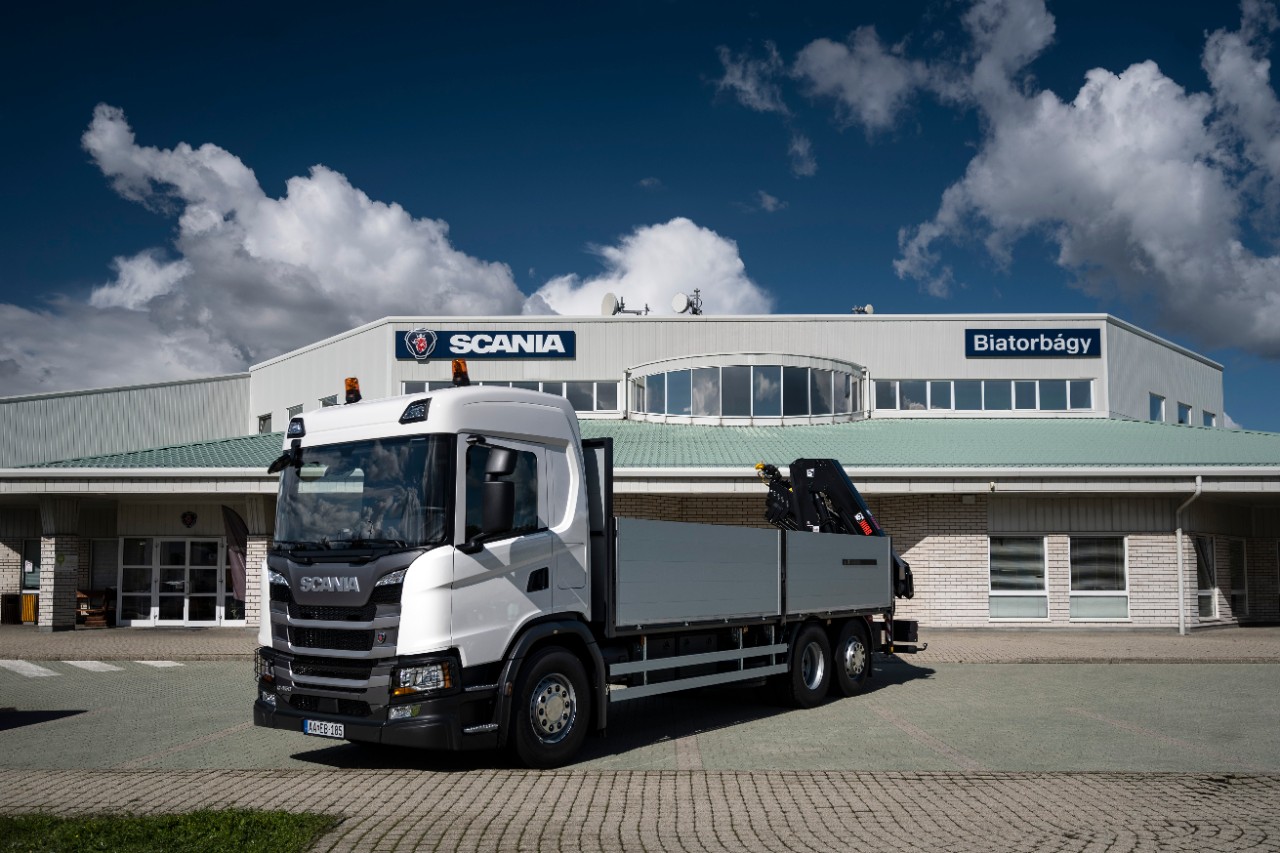 Egy Scania, amivel három emelet magasságban is lehet dolgozni | Scania Magyarország