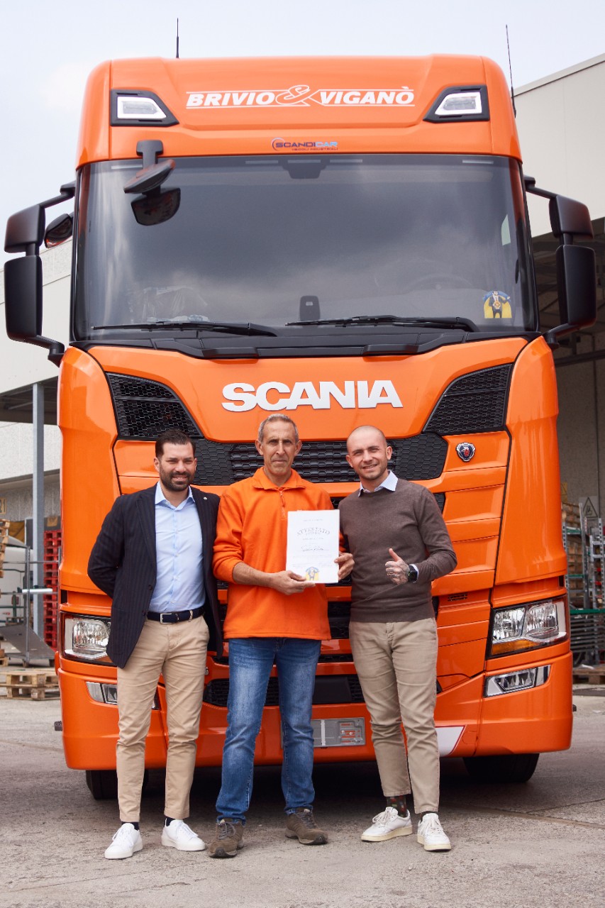 Brivio & Viganò premia i suoi autisti migliori con Scania: innovazione ...