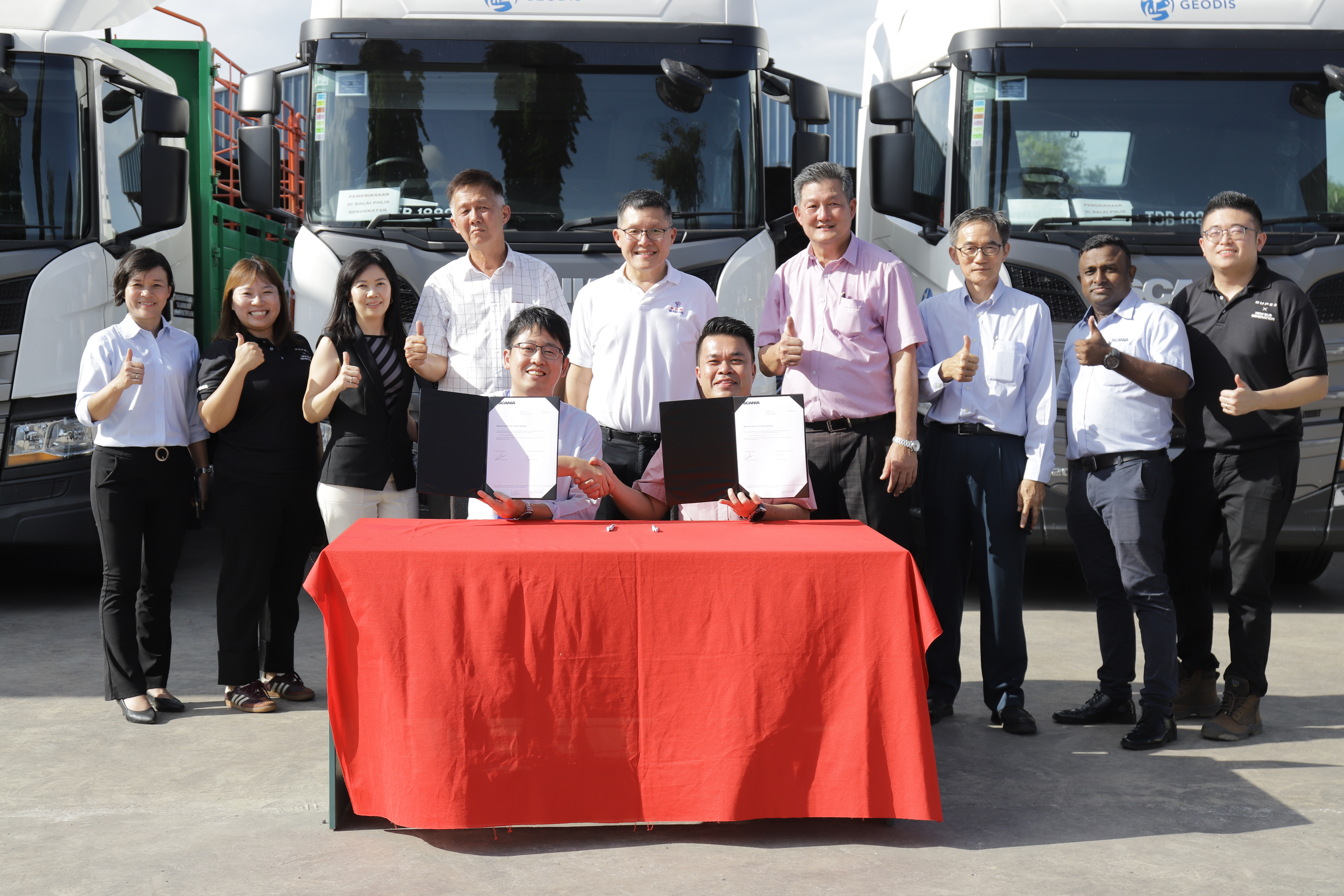 SIN HOCK SOON GROUP SIGNS MOU FOR 40 UNITS OF SCANIA SUPER, ADDING TO ...