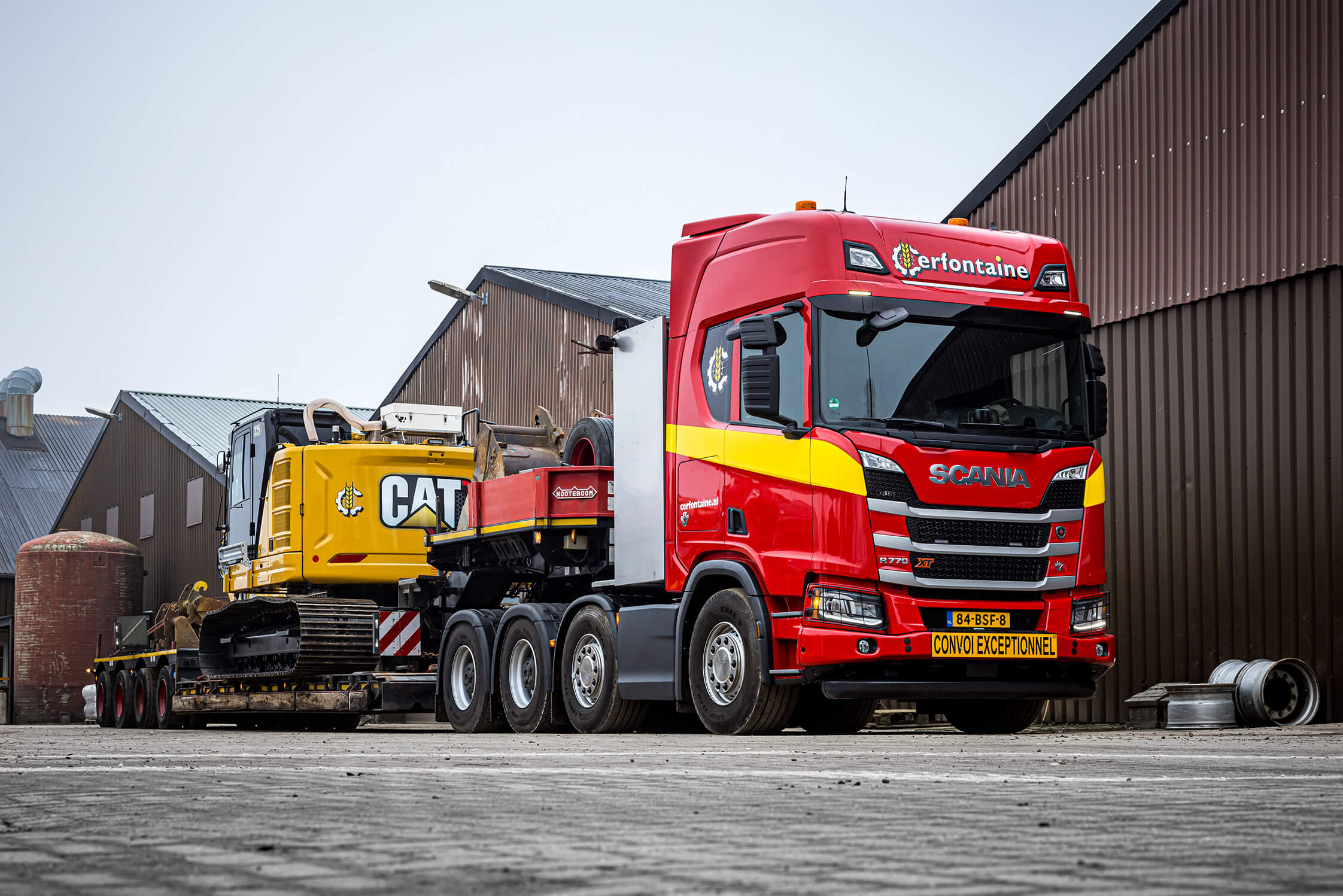 Cerfontaine heeft eerste Scania R770 8x4 V8 als XT zwaar ...
