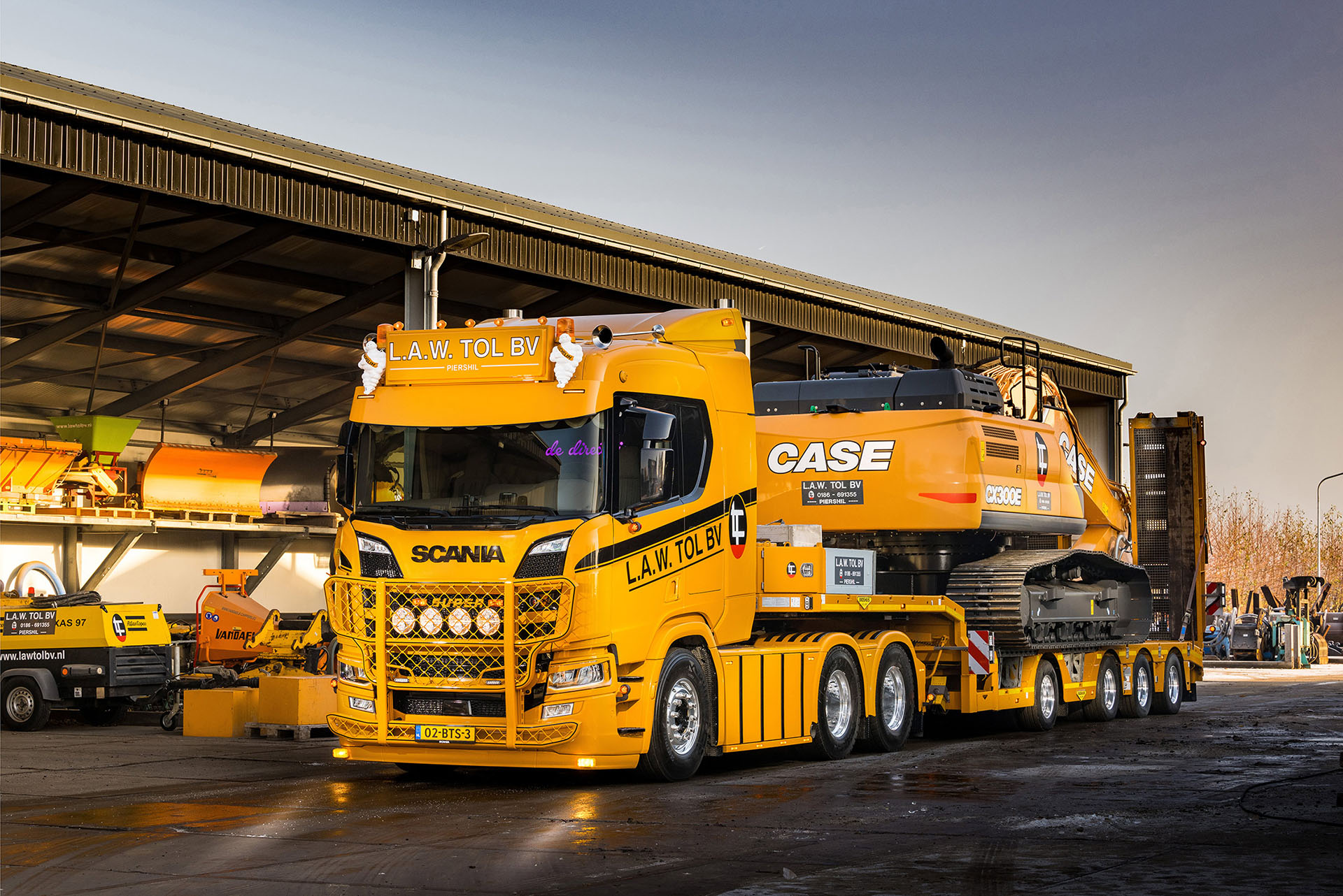 L.A.W. Tol B.V. koopt Scania R660 6x4 zwaar transporttrekker | Scania ...