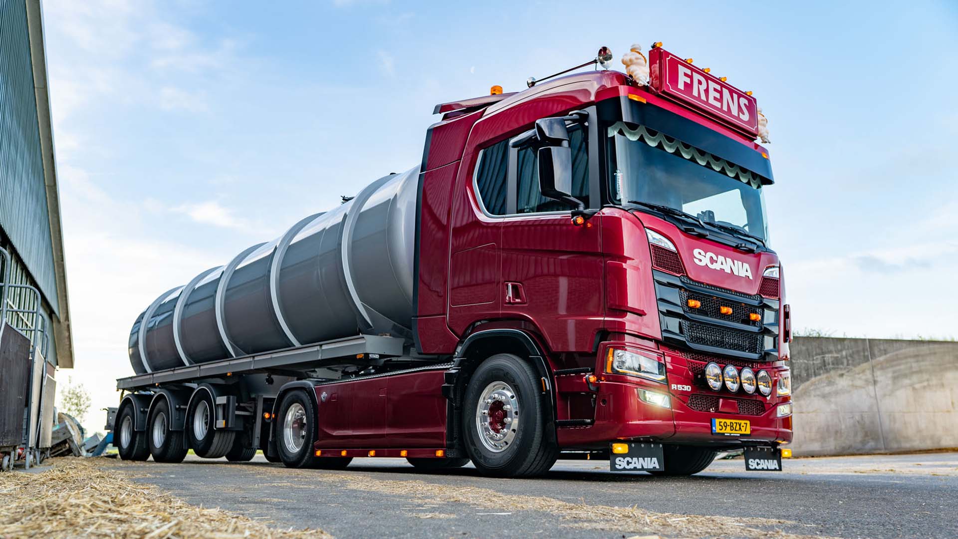 Scania R530 V8 voor Johan Frens: mesttransport in stijl | Scania Nederland