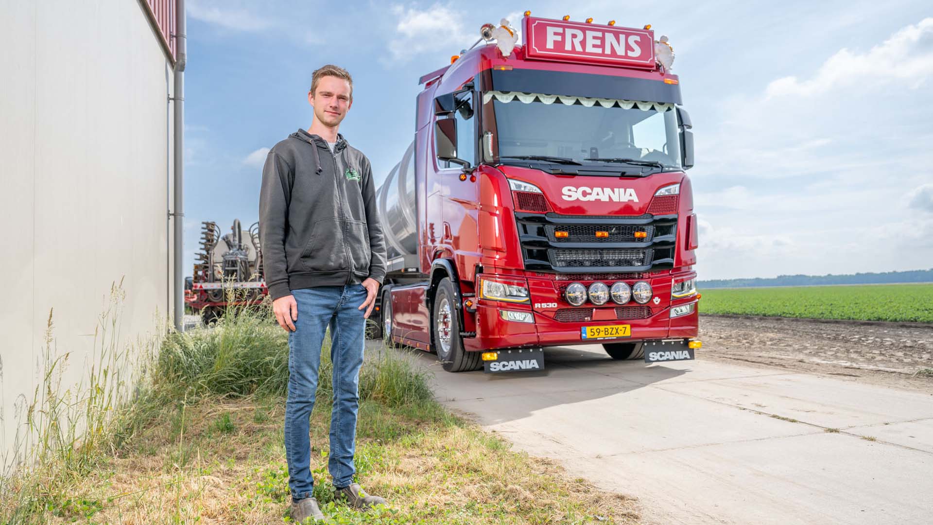 Scania R530 V8 voor Johan Frens: mesttransport in stijl | Scania Nederland