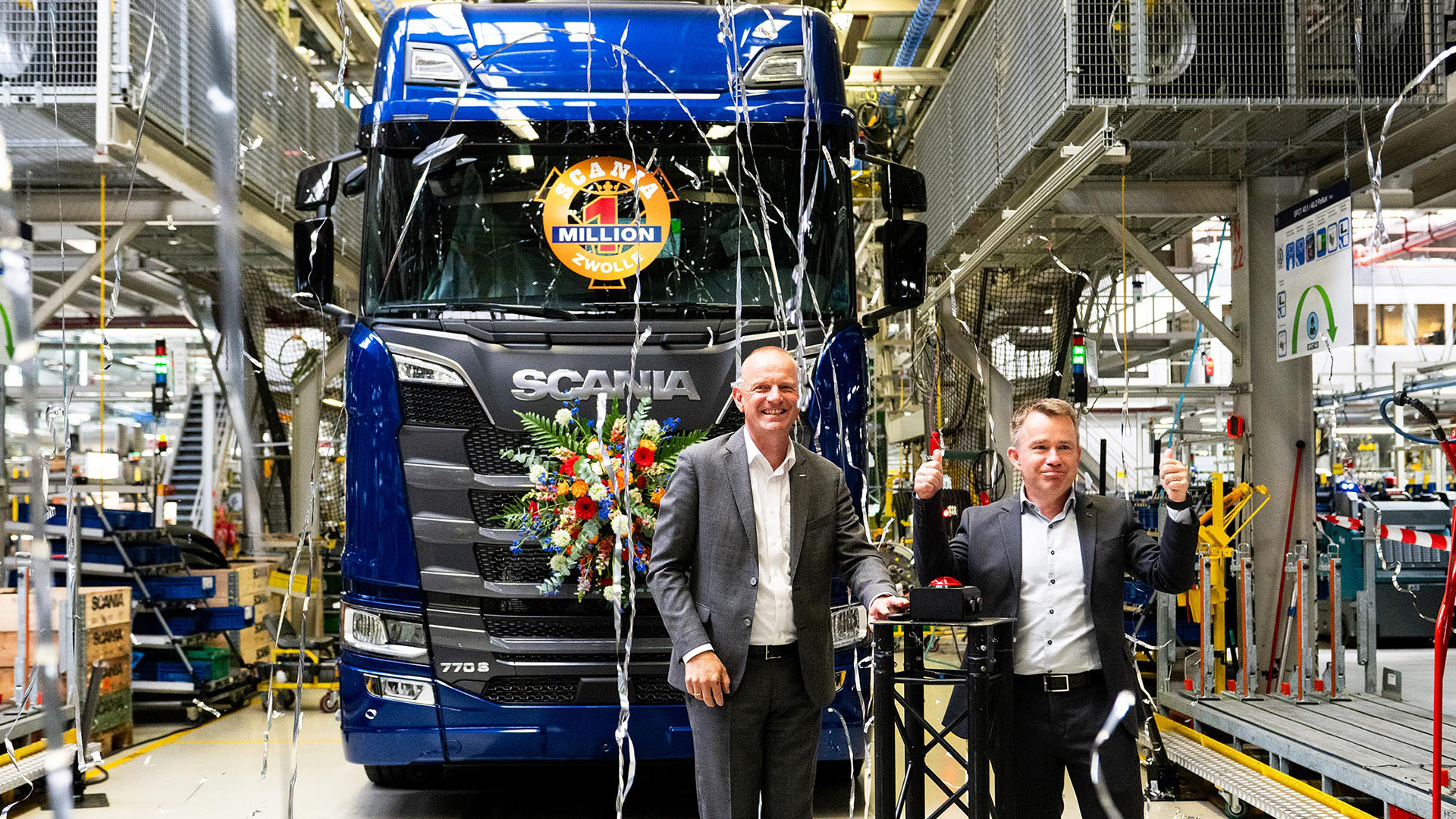 Mijlpaal Zwolse Scaniafabriek: Scania Production Zwolle produceert ...