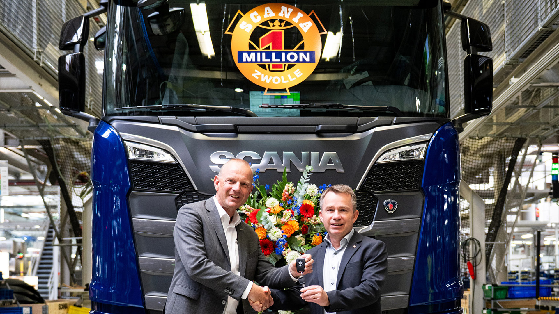 Mijlpaal Zwolse Scaniafabriek: Scania Production Zwolle produceert ...