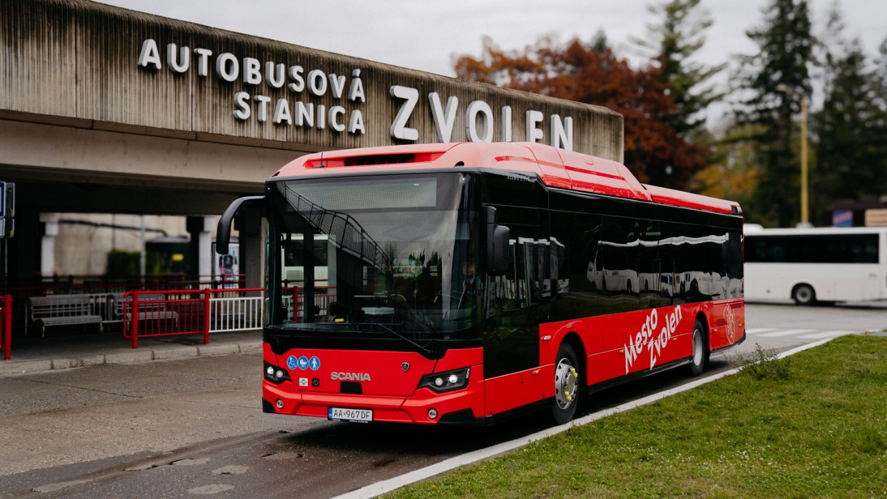 Prvýkrát na Slovensku: Štvorica najmodernejších autobusov Scania Citywide LF pre mesto Zvolen ...