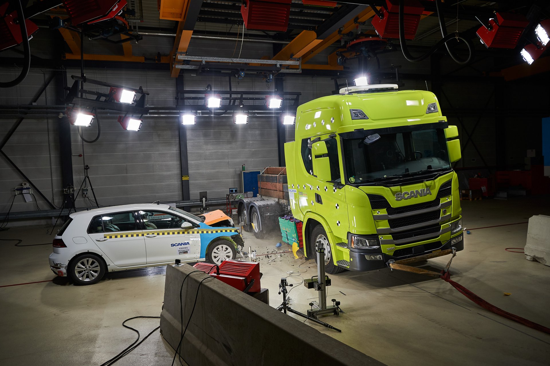 Scania Crashes An Electric Truck On Purpose! | Scania Australia