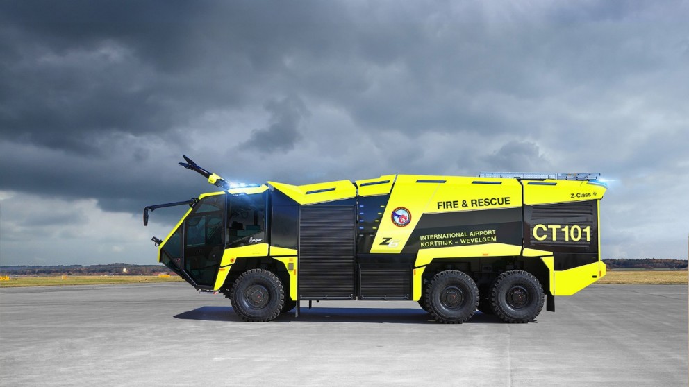 Ziegler crashtender met Scania V8 voor Internationale Luchthaven ...