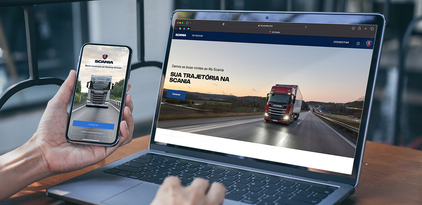 Aplicativo Scania Fleet | Scania Brasil