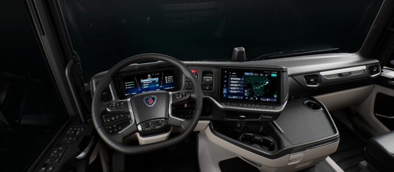 Palubní deska Scania Smart Dash otevírá nové perspektivy pro řidiče ...
