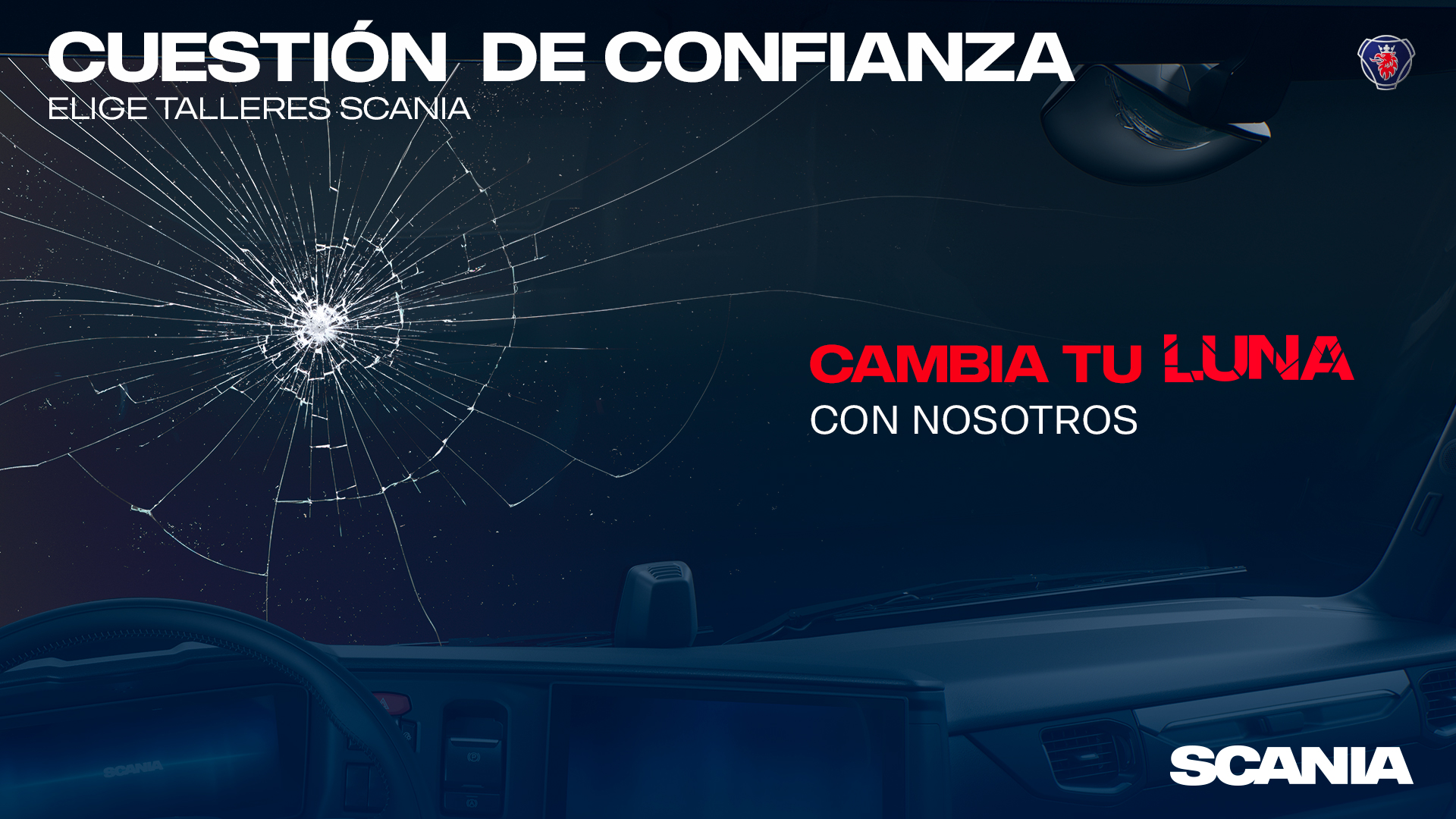 Scania lanza una campaña para el cambio de lunas | Scania España