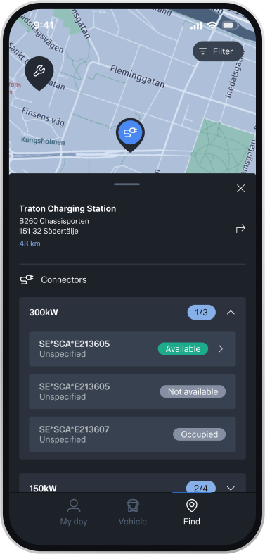 Application Scania Driver | Scania France