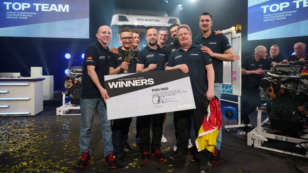 Team Germany finishes first in Scania Top Team competition | Scania Global