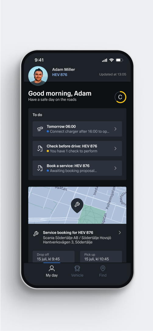Get started with Control package | Scania Global