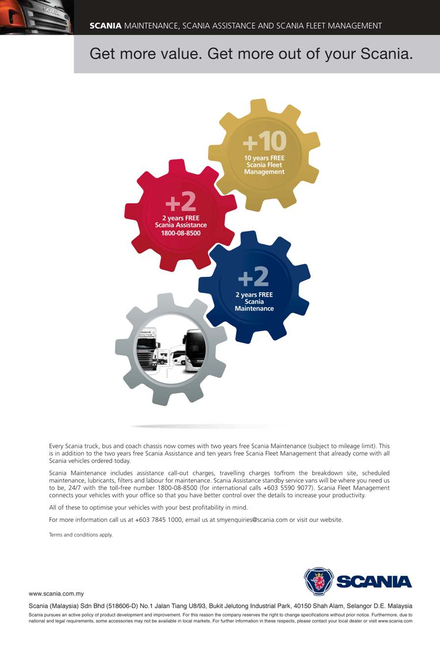 BETTER PROFITABILITY FOR OWNERS AS COST OF MAINTAINING A SCANIA BECOMES ...