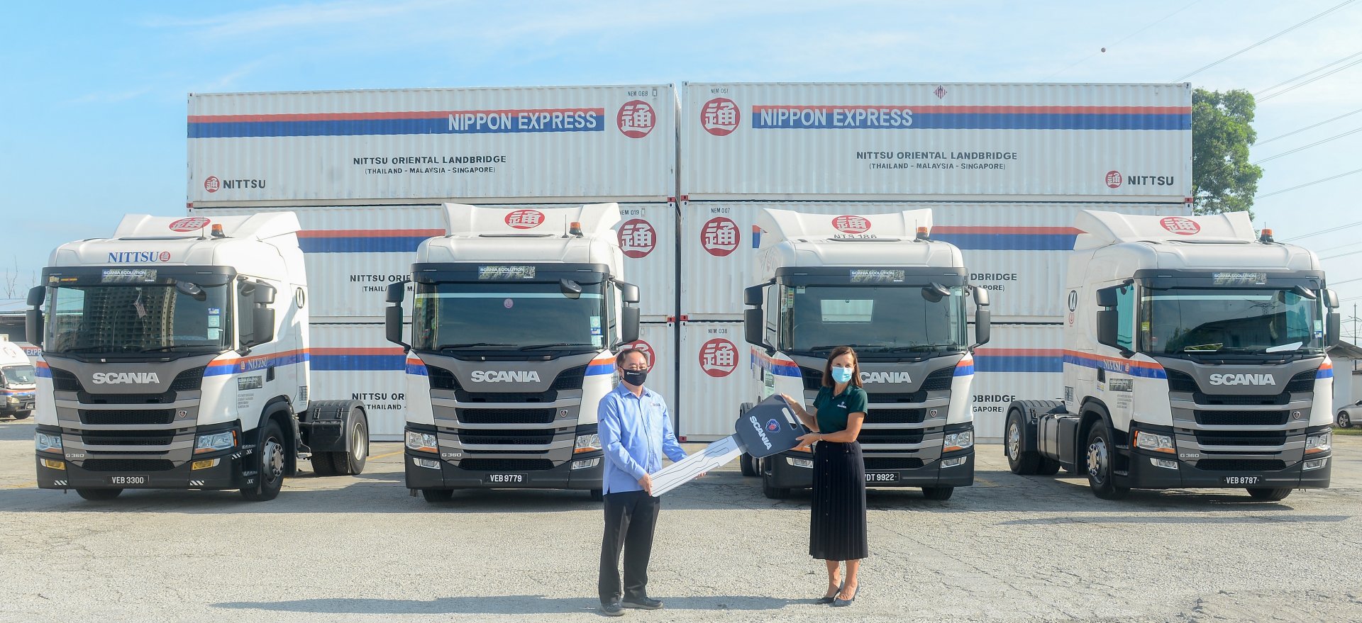 NITTSU TRANSPORT SERVICE IS THE FIRST INTERNATIONAL TRUCK FLEET IN ...