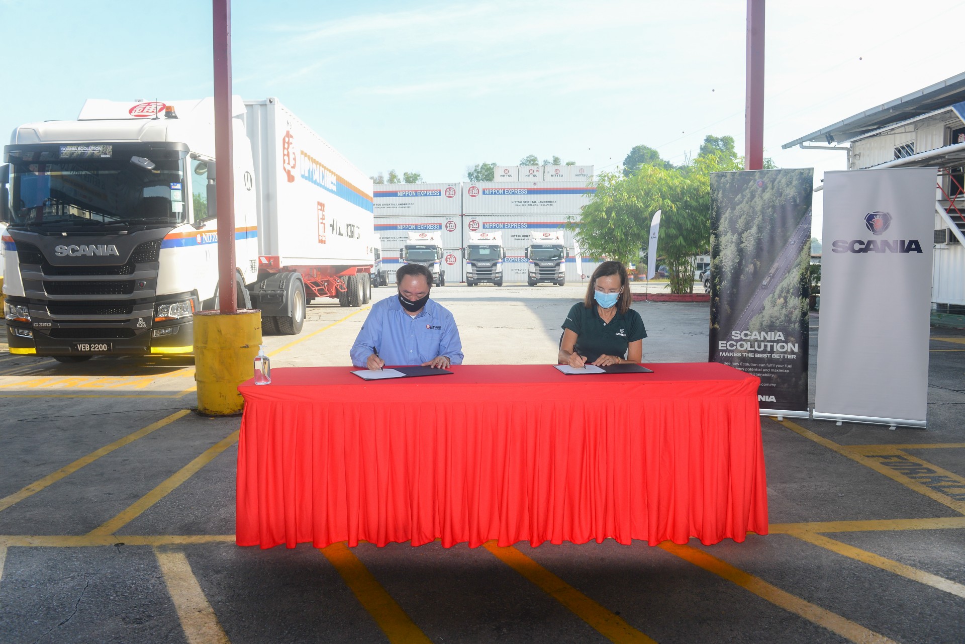 NITTSU TRANSPORT SERVICE IS THE FIRST INTERNATIONAL TRUCK FLEET IN ...