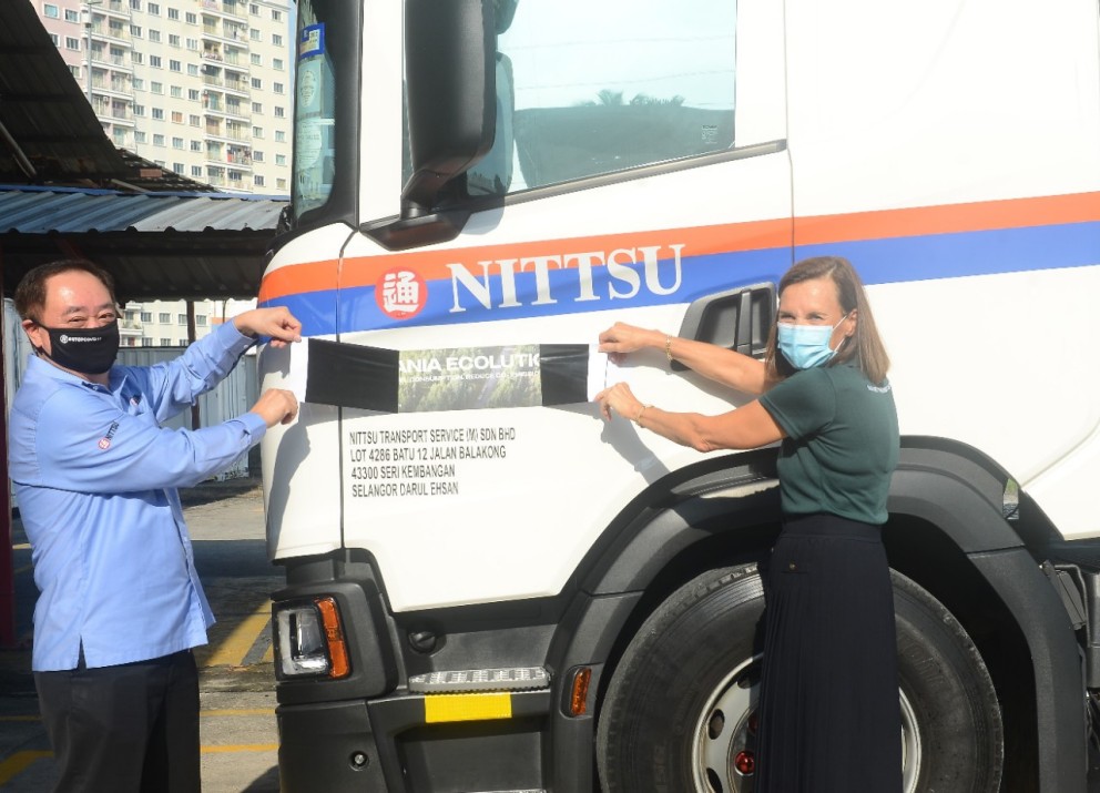 NITTSU TRANSPORT SERVICE IS THE FIRST INTERNATIONAL TRUCK FLEET IN ...