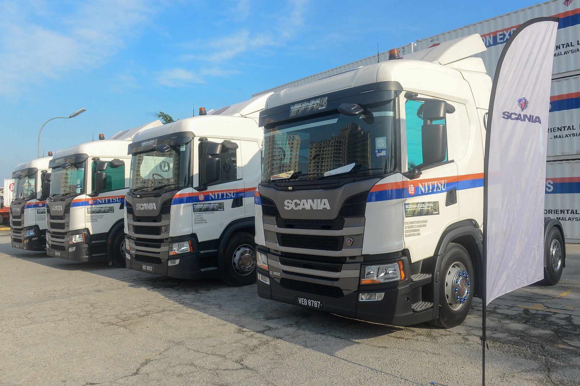 NITTSU TRANSPORT SERVICE IS THE FIRST INTERNATIONAL TRUCK FLEET IN MALAYSIA TO SIGN UP FOR ...