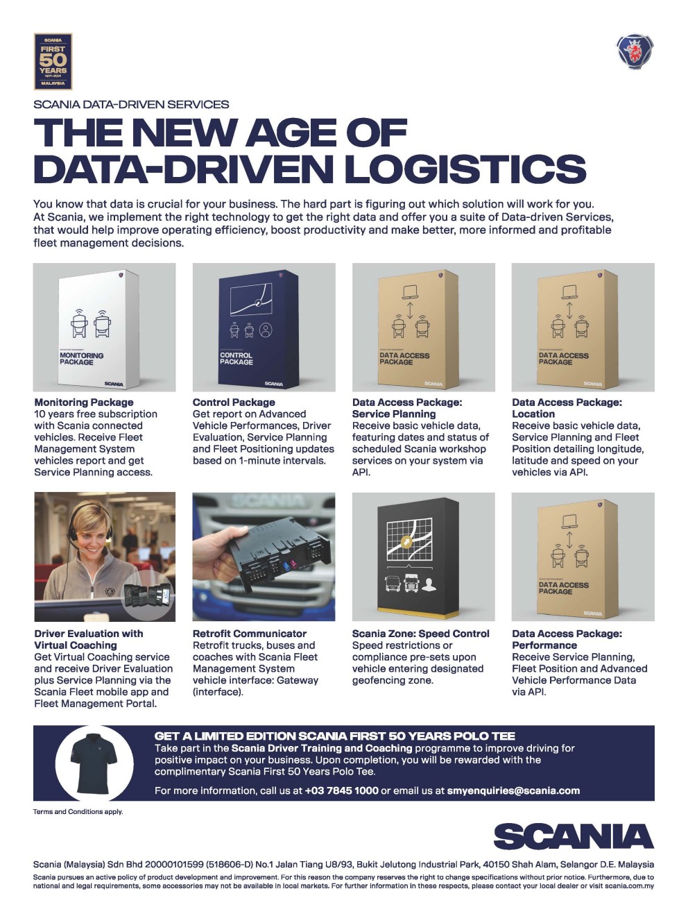 SCANIA DATA-DRIVEN SERVICES DRIVE A NEW AGE OF LOGISTICS | Scania Malaysia