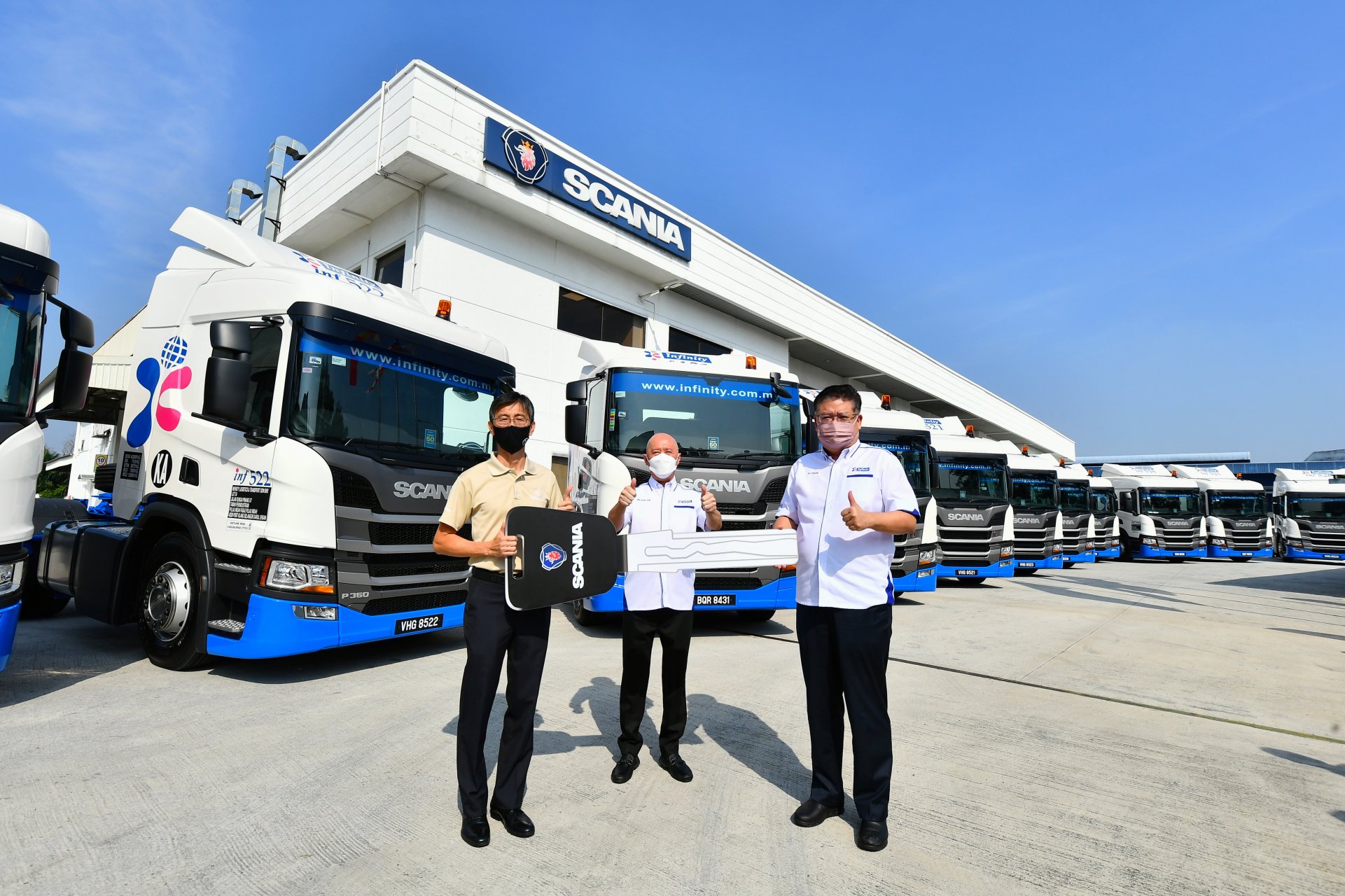 SCANIA HANDS OVER THE FIRST BATCH OF 60 NEW TRUCK GENERATION WITH ...