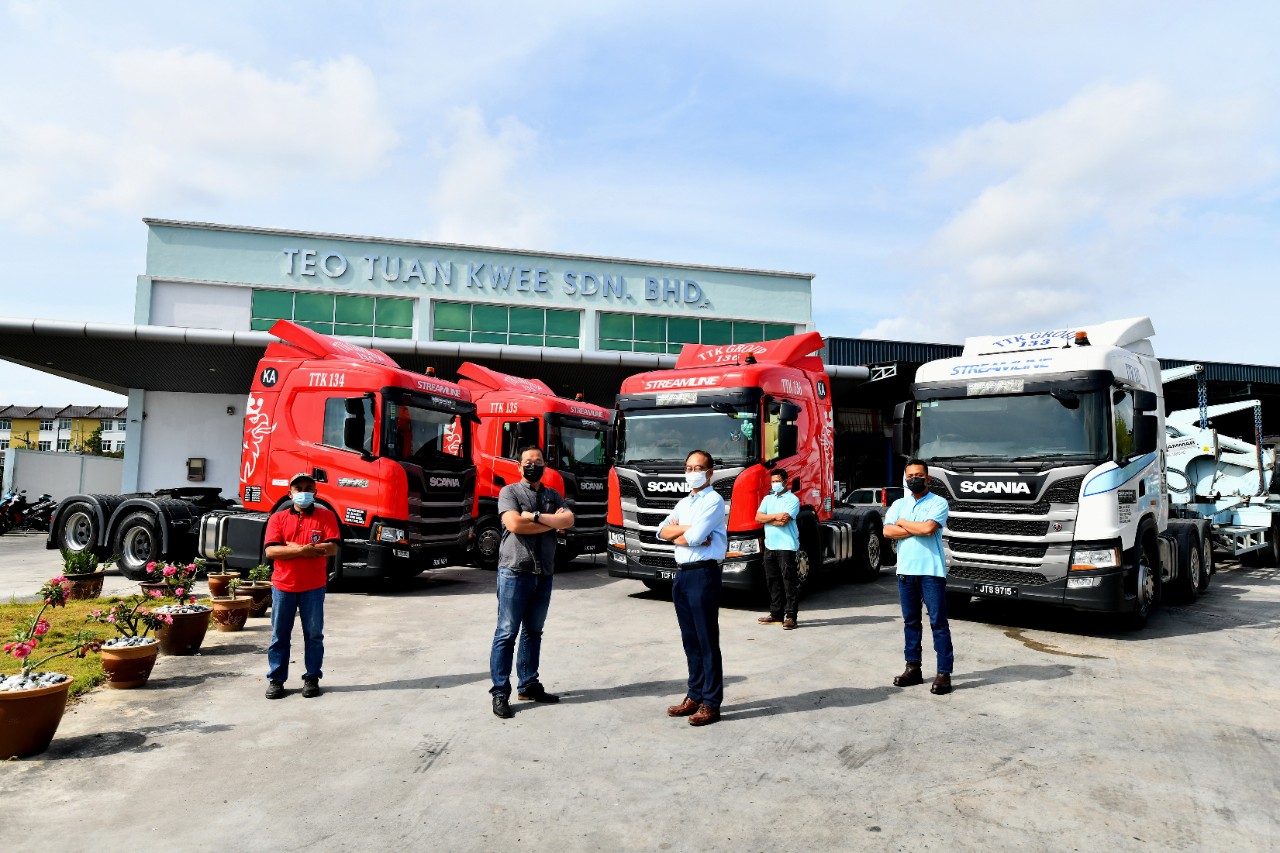 TTK TO REDUCE CARBON FOOTPRINT WITH 10 NEW TRUCK GENERATION ON SCANIA ECOLUTION | Scania Malaysia