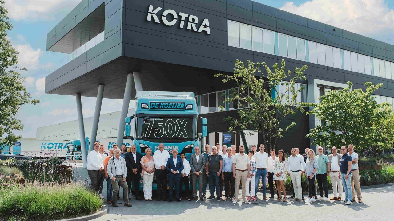 Kotra Logistics neemt 750ste Scania in gebruik | Scania Nederland