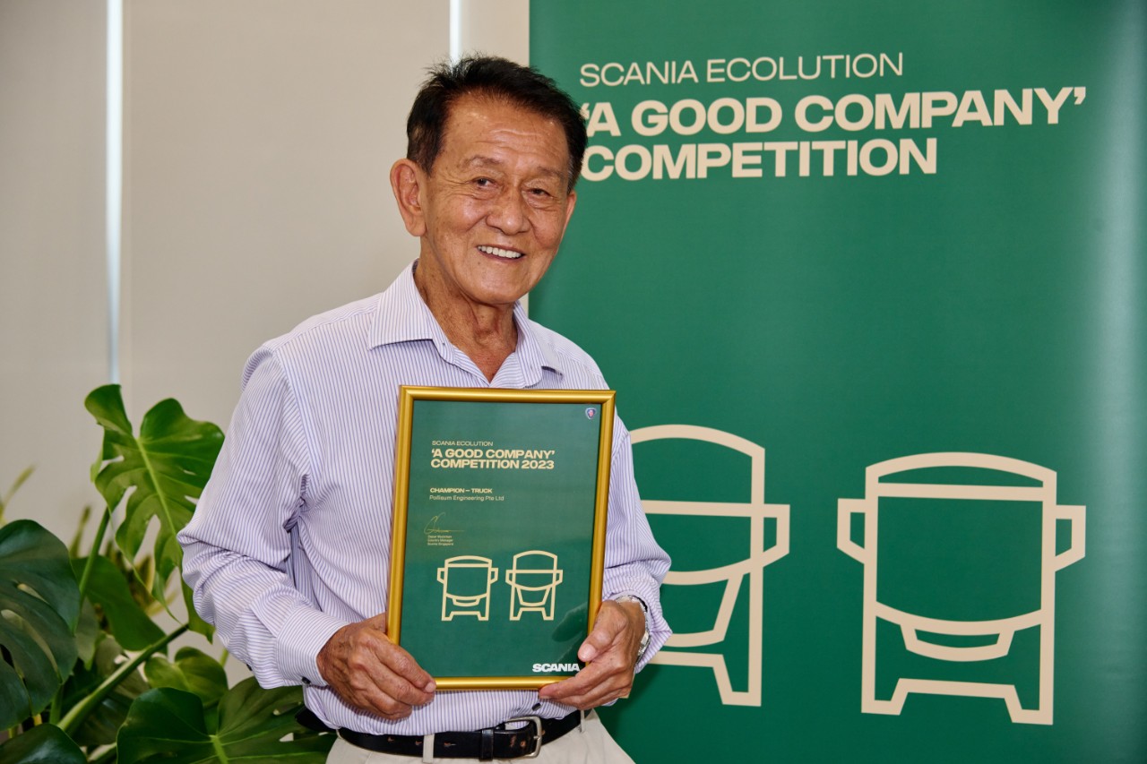 Scania Ecolution ‘A Good Driver’ and ‘A Good Company’ Competitions Crown Pollisum Engineering as ...